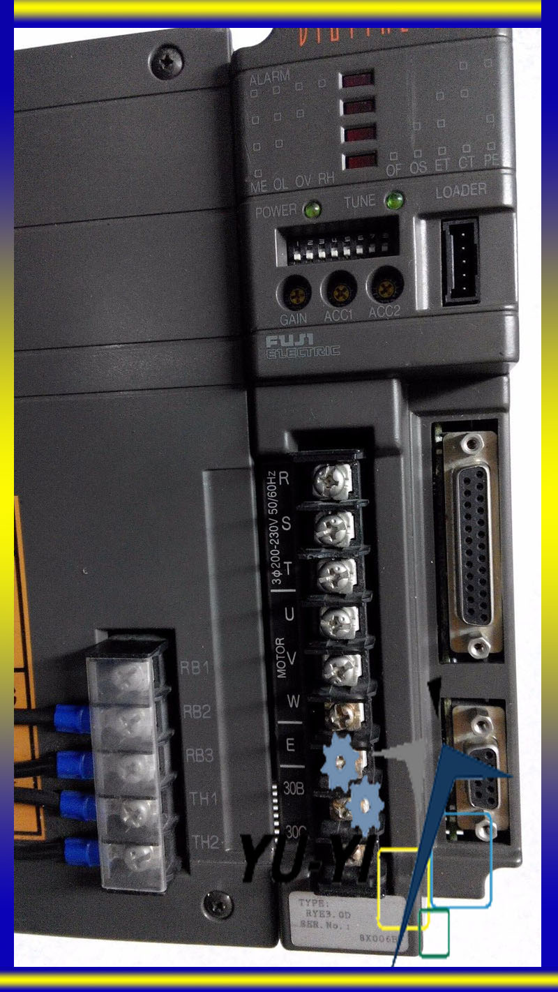 Fuji Electric Digital ES RYE3.0D Servo Amplifier - PLC DCS SERVO Control MOTOR POWER SUPPLY IPC ...